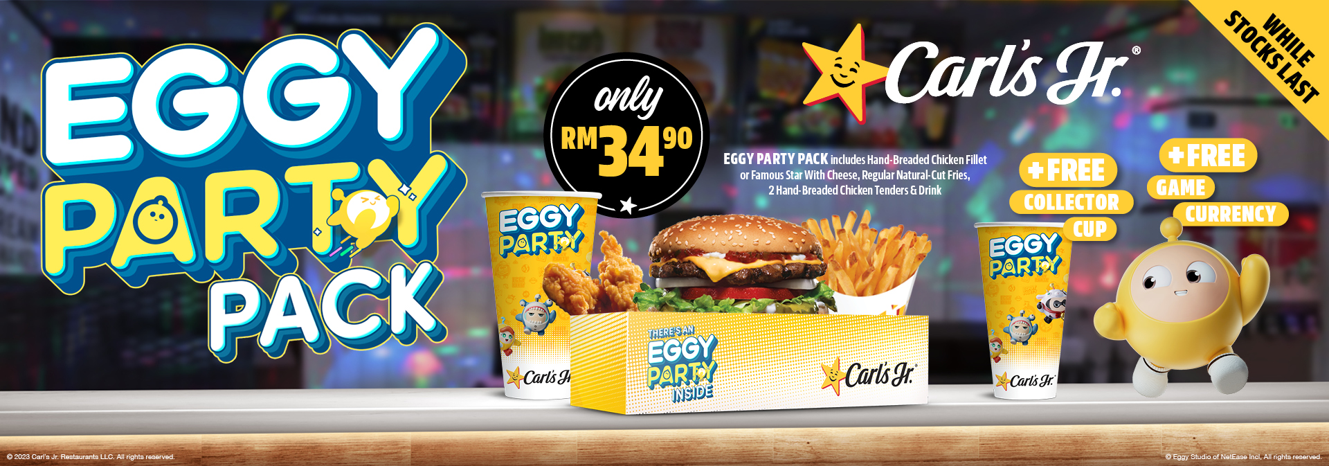 Eggy Party – Carl's Jr. Malaysia