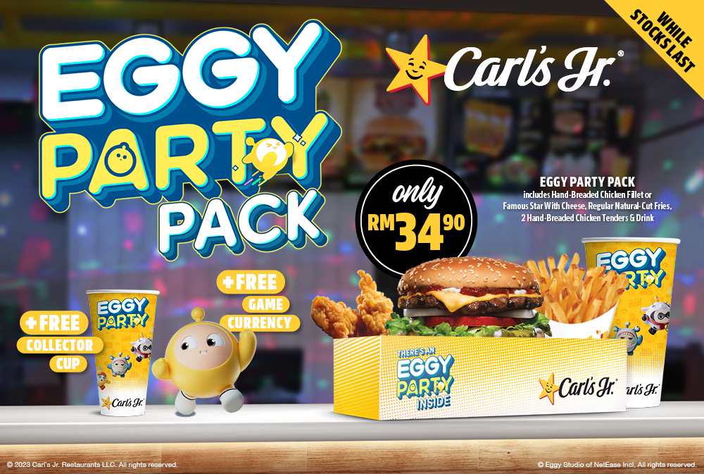 Eggy Party – Carl's Jr. Malaysia