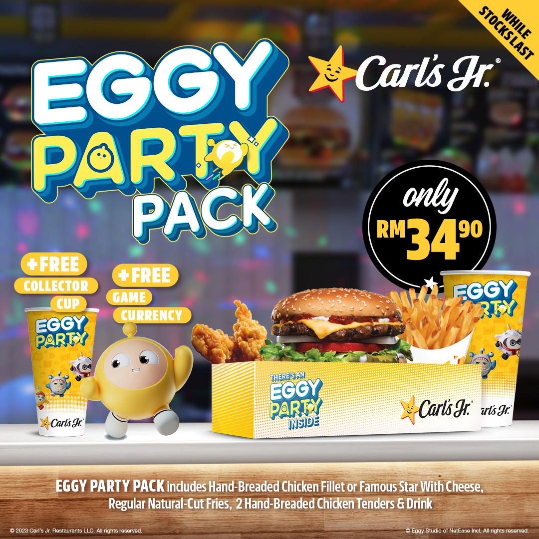 Eggy Party – Carl's Jr. Malaysia
